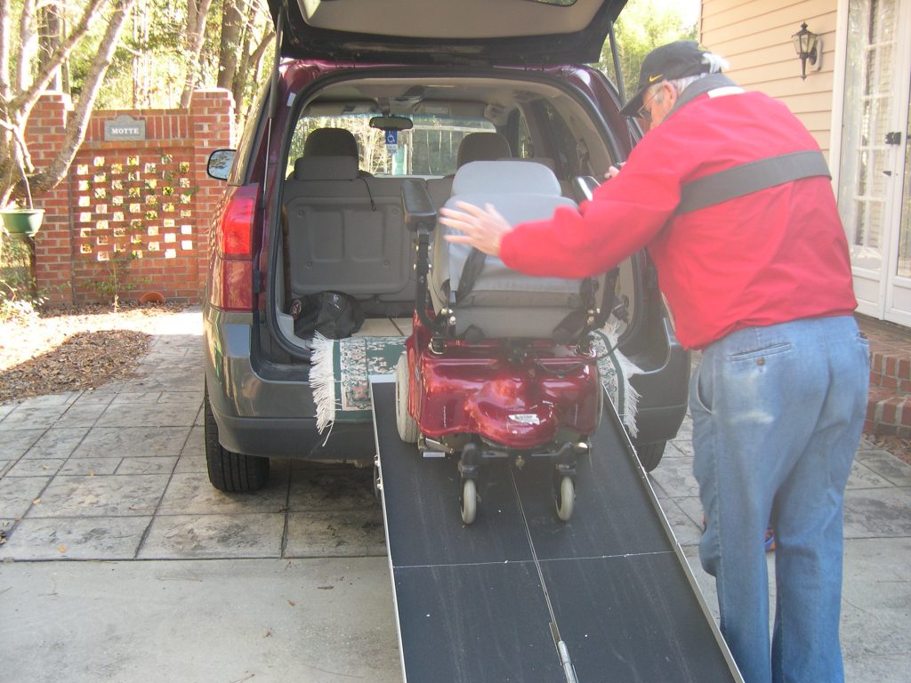 7' Trifold Aluminum Portable ramp - HomeAccessProducts.com