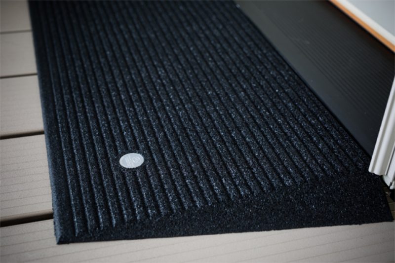 EZ Access 2 1/2″ Rubber Threshold Ramp - HomeAccessProducts.com